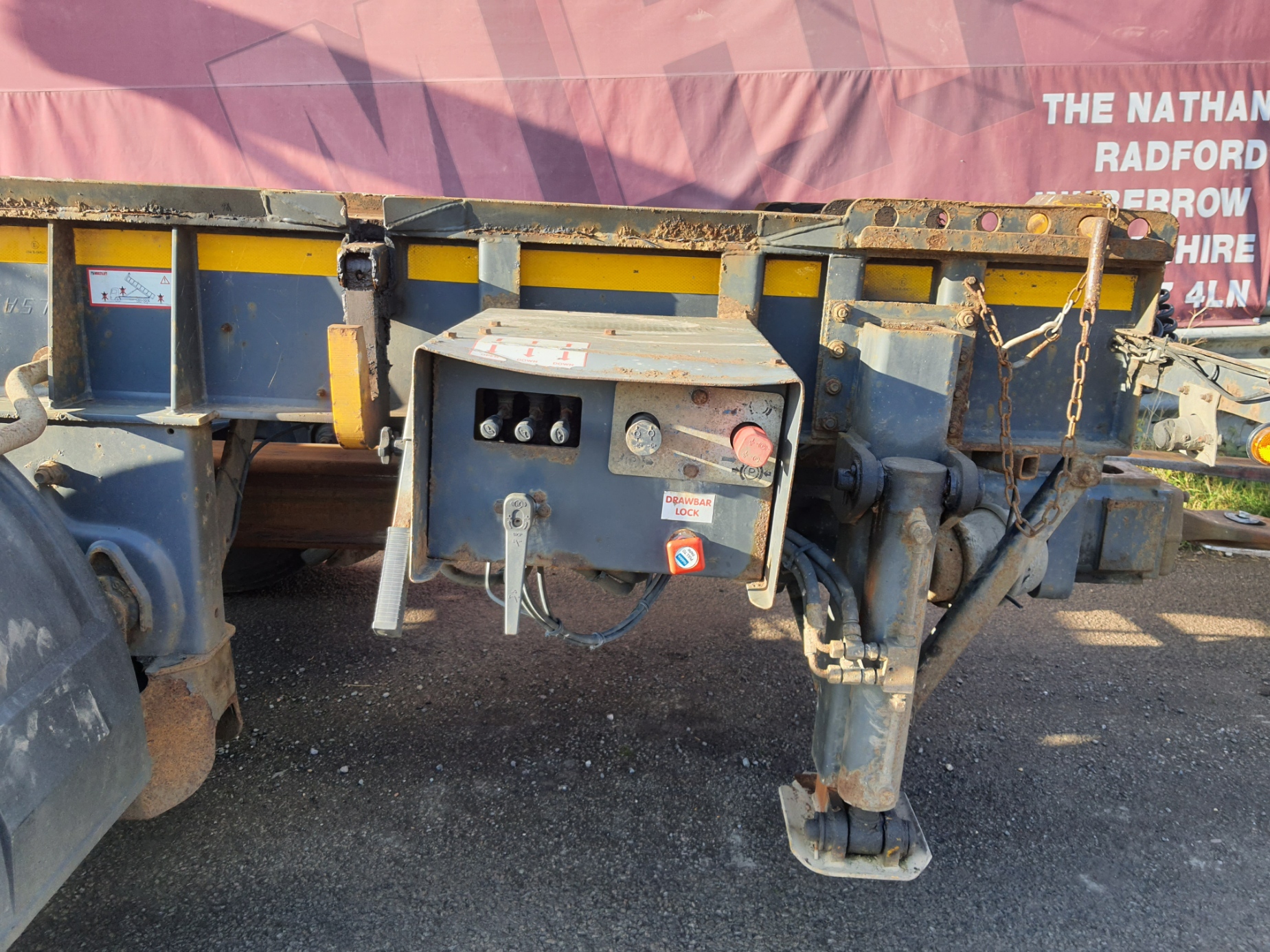 (2012) C349240 20FT Hookmate tri-axle Front-load Trailer | MHF